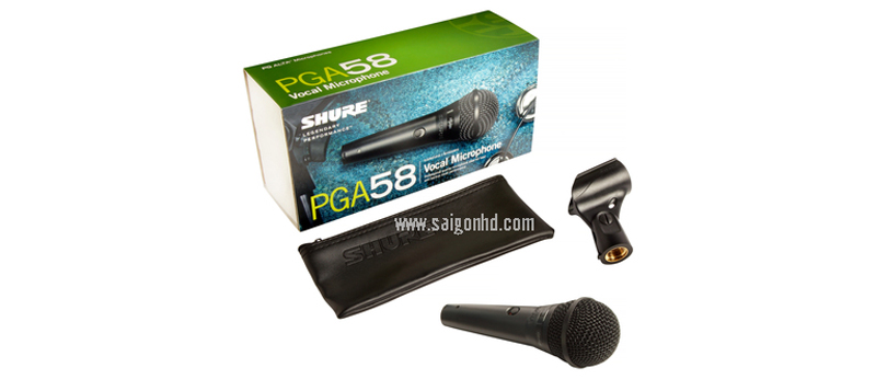 Micro có dây SHURE PGA58 LC | SAIGON HD